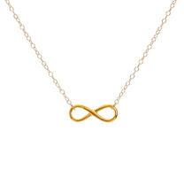 Gold Infinity Loop Necklace - Sustainable minimal jewellery | OMCH – Oh ...