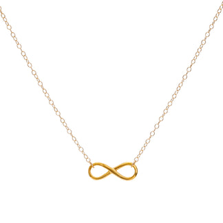 Gold Infinity Loop Necklace - Sustainable minimal jewellery | OMCH – Oh ...