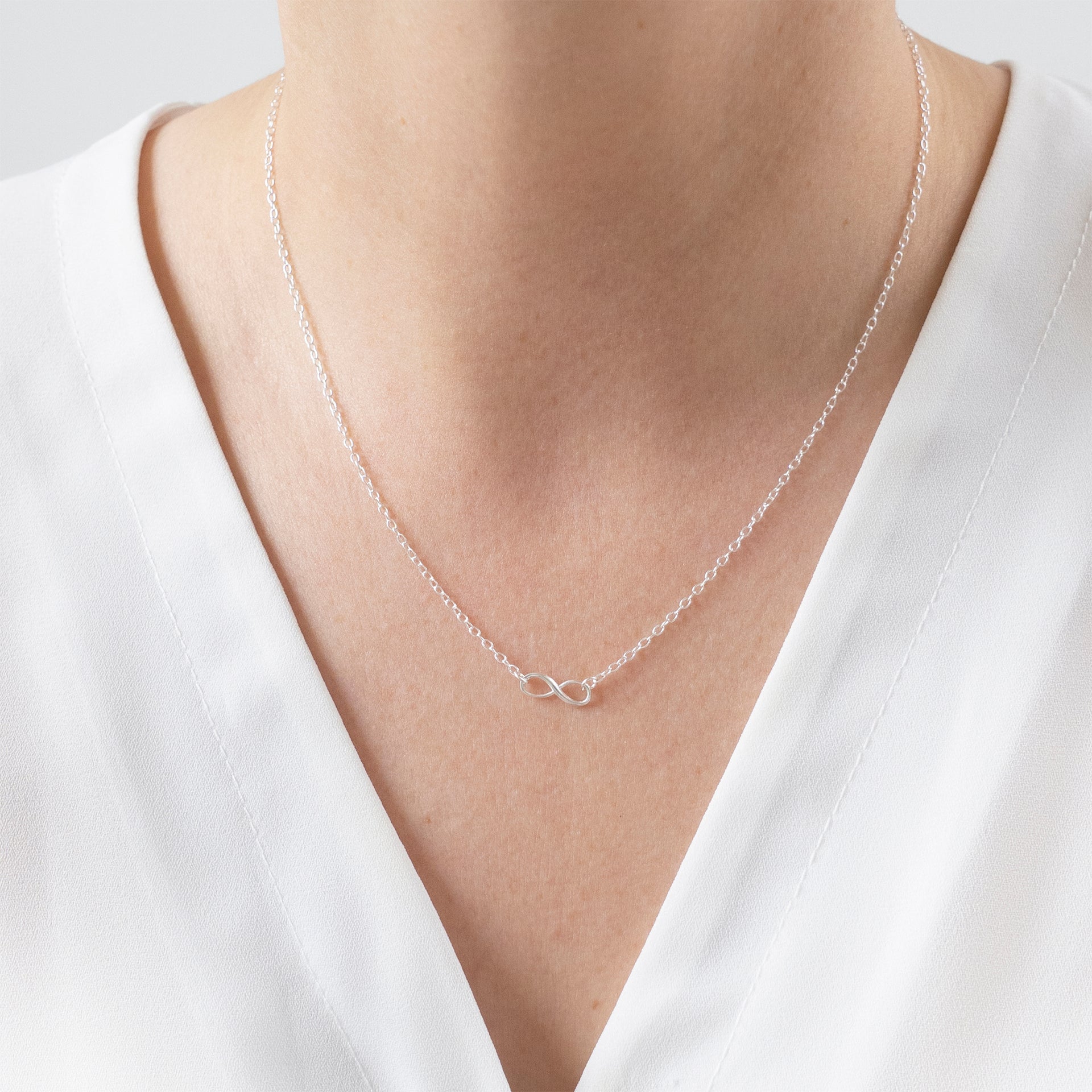 Silver Infinity Loop Necklace | Affordable Ethical Jewellery – Oh My ...