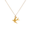 Gold Swallow Charm Necklace | Affordable Ethical Jewellery – Oh My ...