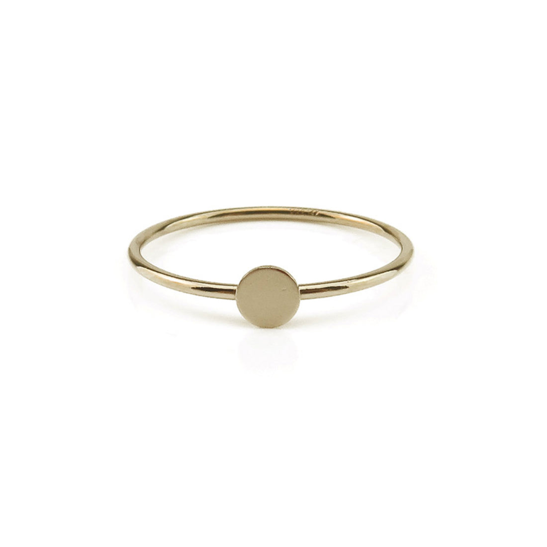 Gold Circle Stacking Ring | Affordable Ethical Jewellery – Oh My Clumsy Heart
